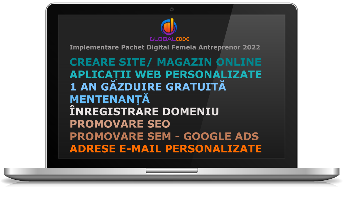 Pachet Digital Femeia Antreprenor Implementare - Global Code